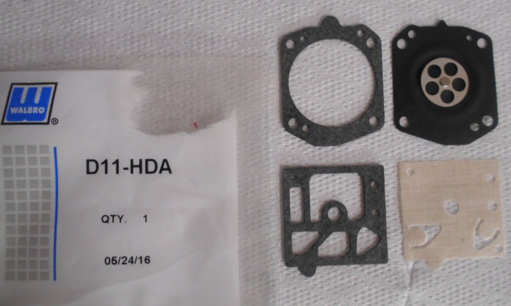 WALBRO D11-HDA Kit membranes original pour carburateurs type HDA
